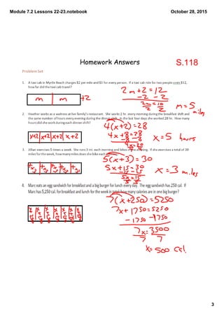 Module 7.2 lessons 22 23 | PDF