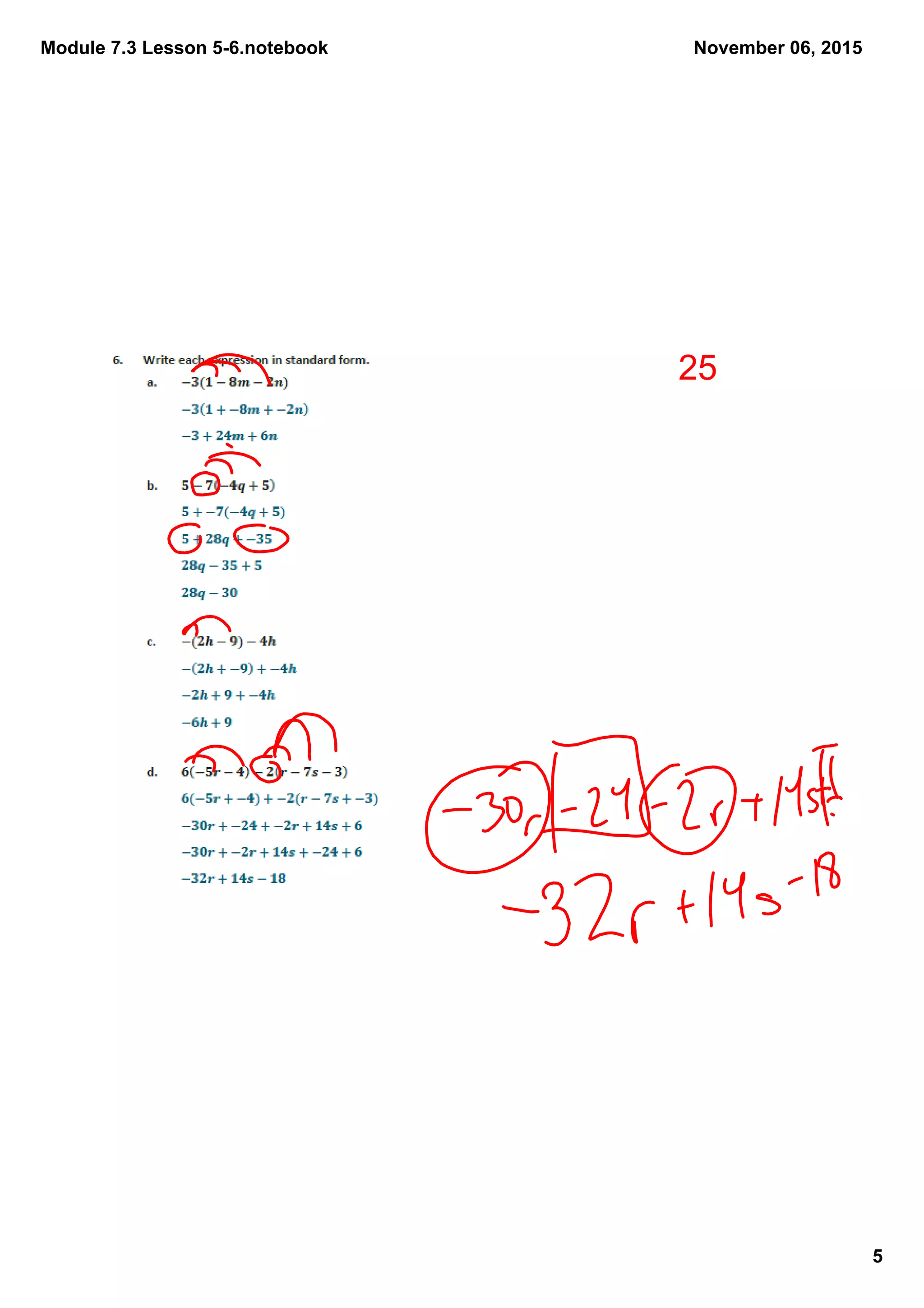 Module 7.3 lesson 5 6 | PDF