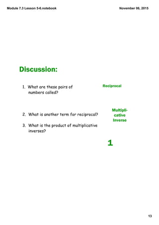 Module 7.3 lesson 5 6 | PDF