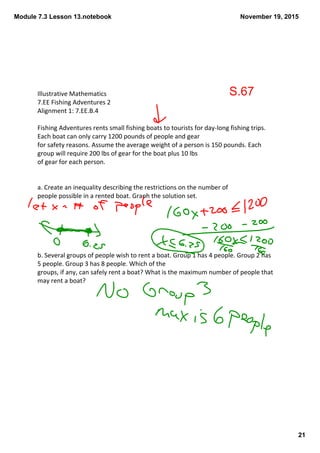 Module 7.3 lesson 13 | PDF
