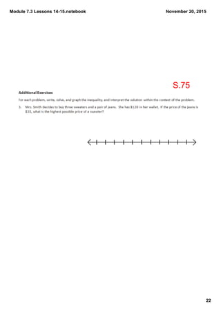 Module 7.3 lessons 14 15 | PDF