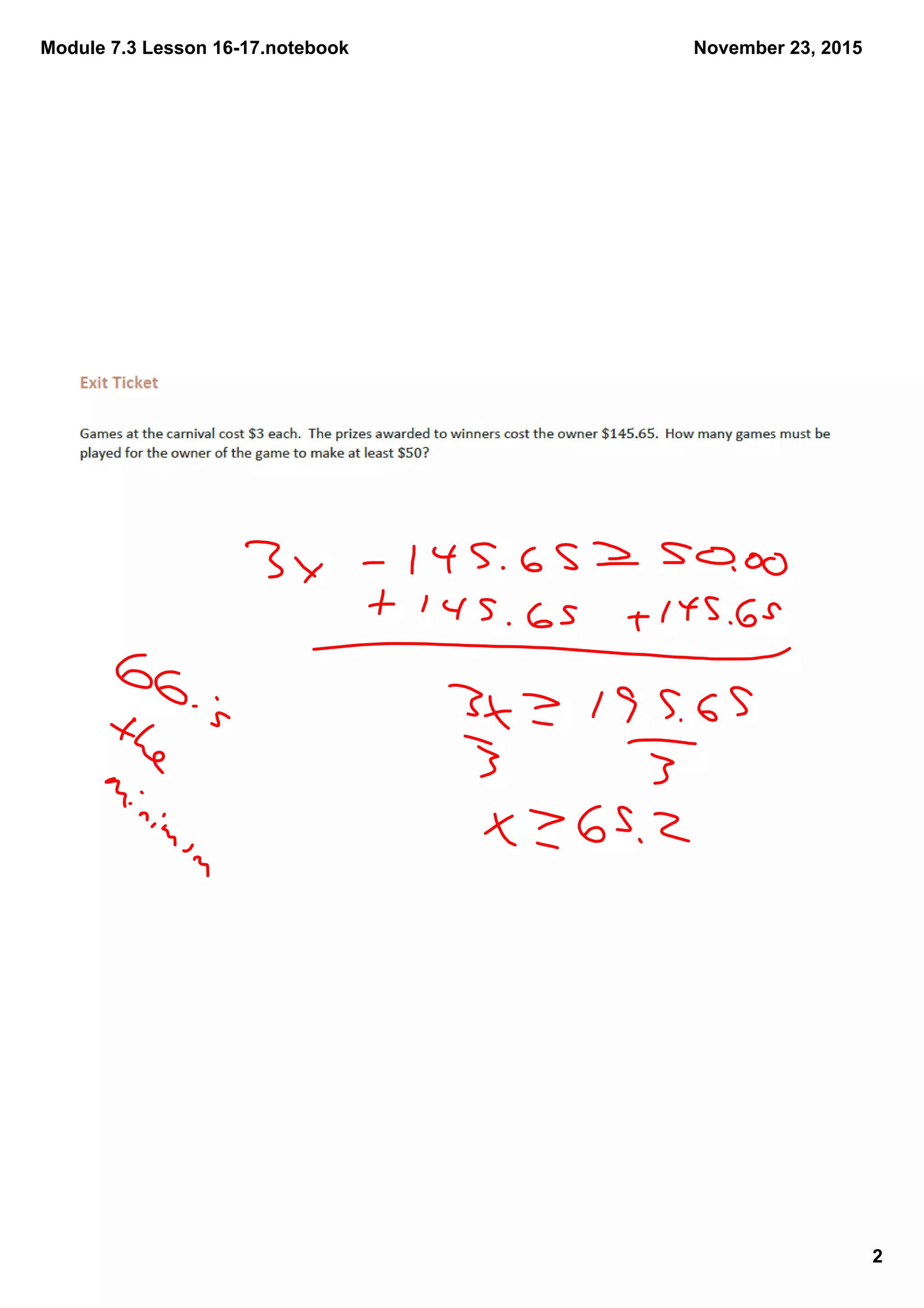 Module 7.3 lesson 16 17 | PDF
