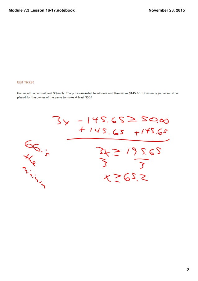 Module 7.3 lesson 16 17 | PDF