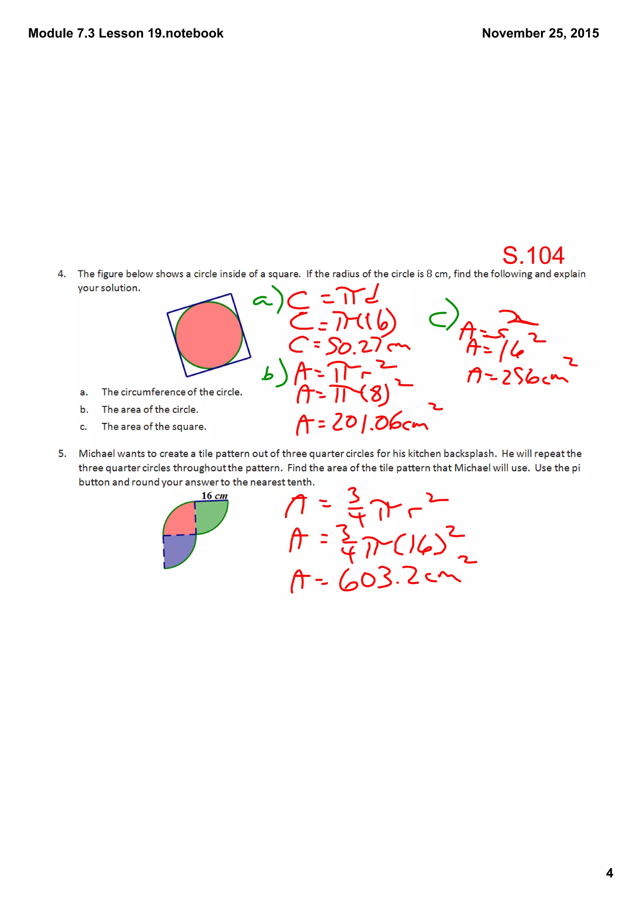 Module 7.3 lesson 19 | PDF