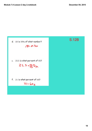 Module 7.4 lesson 2 day 2 | PDF