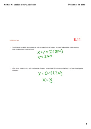 Module 7.4 lesson 2 day 2 | PDF