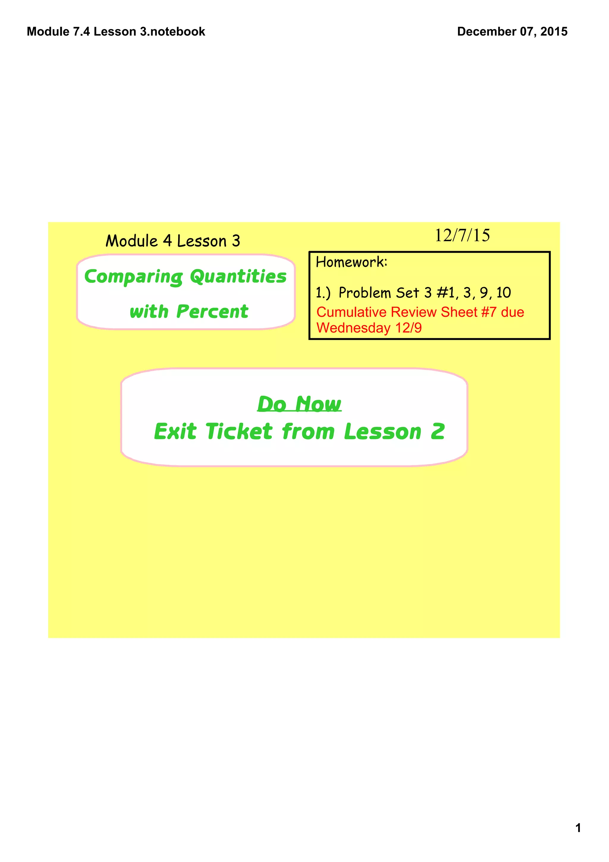 Module 7.4 lesson 3 | PDF