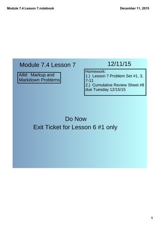 Module 7.4 lesson 7 | PDF