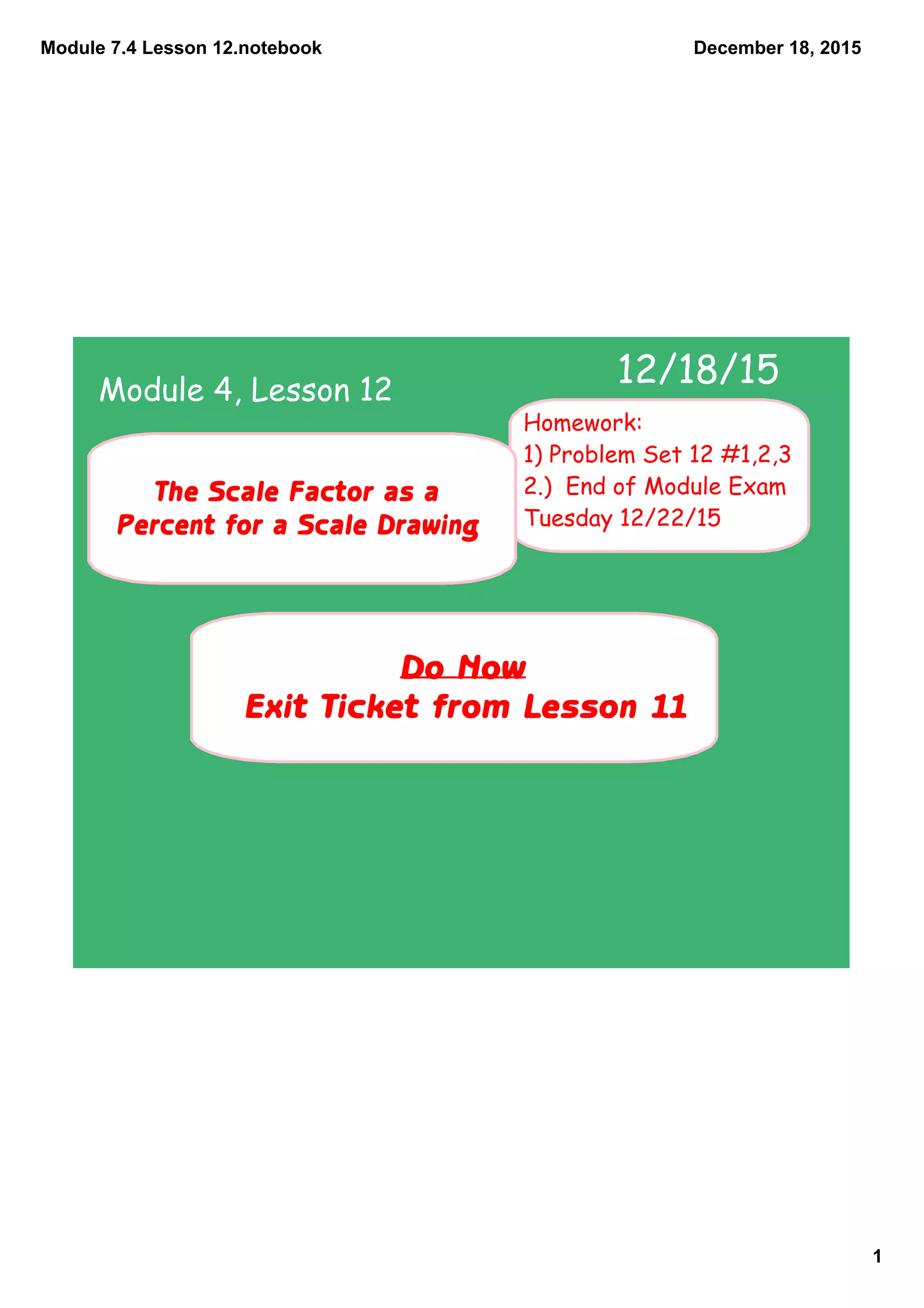 Module 7.4 lesson 12 | PDF