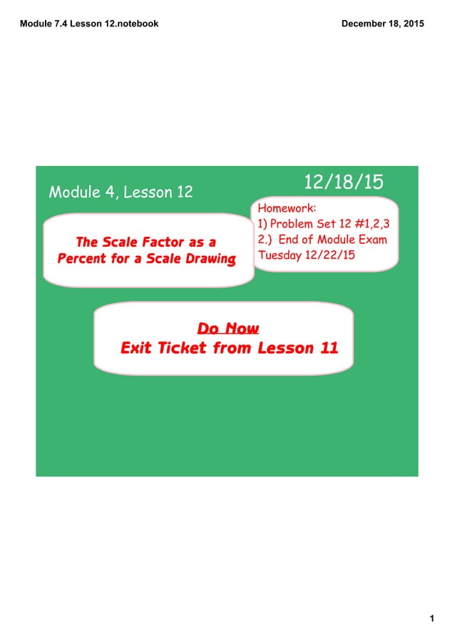 Module 7.4 lesson 12 | PDF