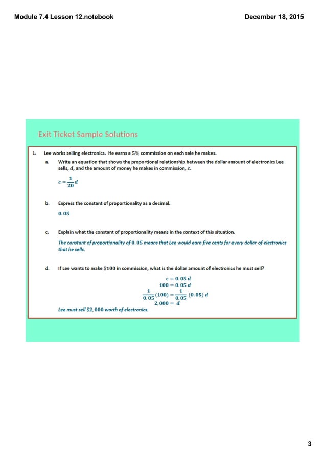 Module 7.4 lesson 12 | PDF