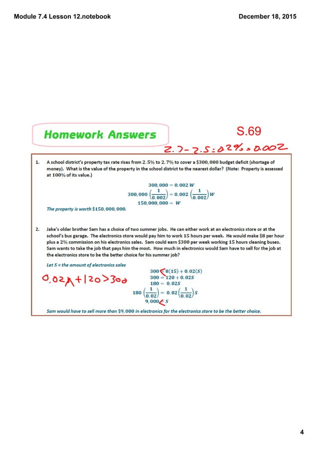 Module 7.4 lesson 12 | PDF
