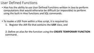 Advance Hive, NoSQL Database (HBase) - Module 7 | PPT
