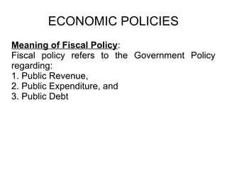 Module 7 1 economic policies | ODP