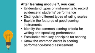Language Assessment Module 7 | PDF