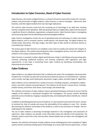 Module 7 Cyber Laws and Forensic | PDF