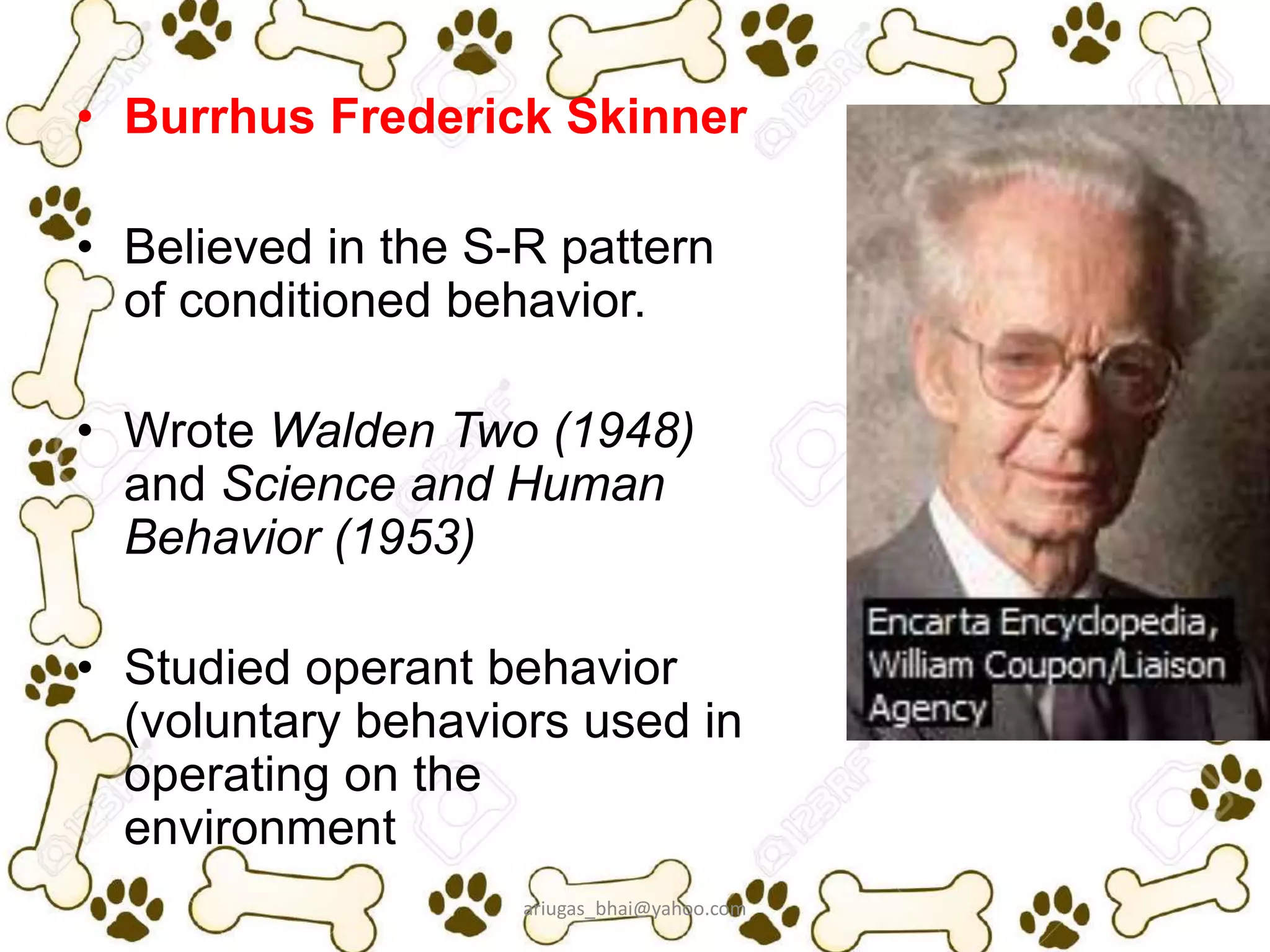 Module 7 behaviorist perspective | PPTX