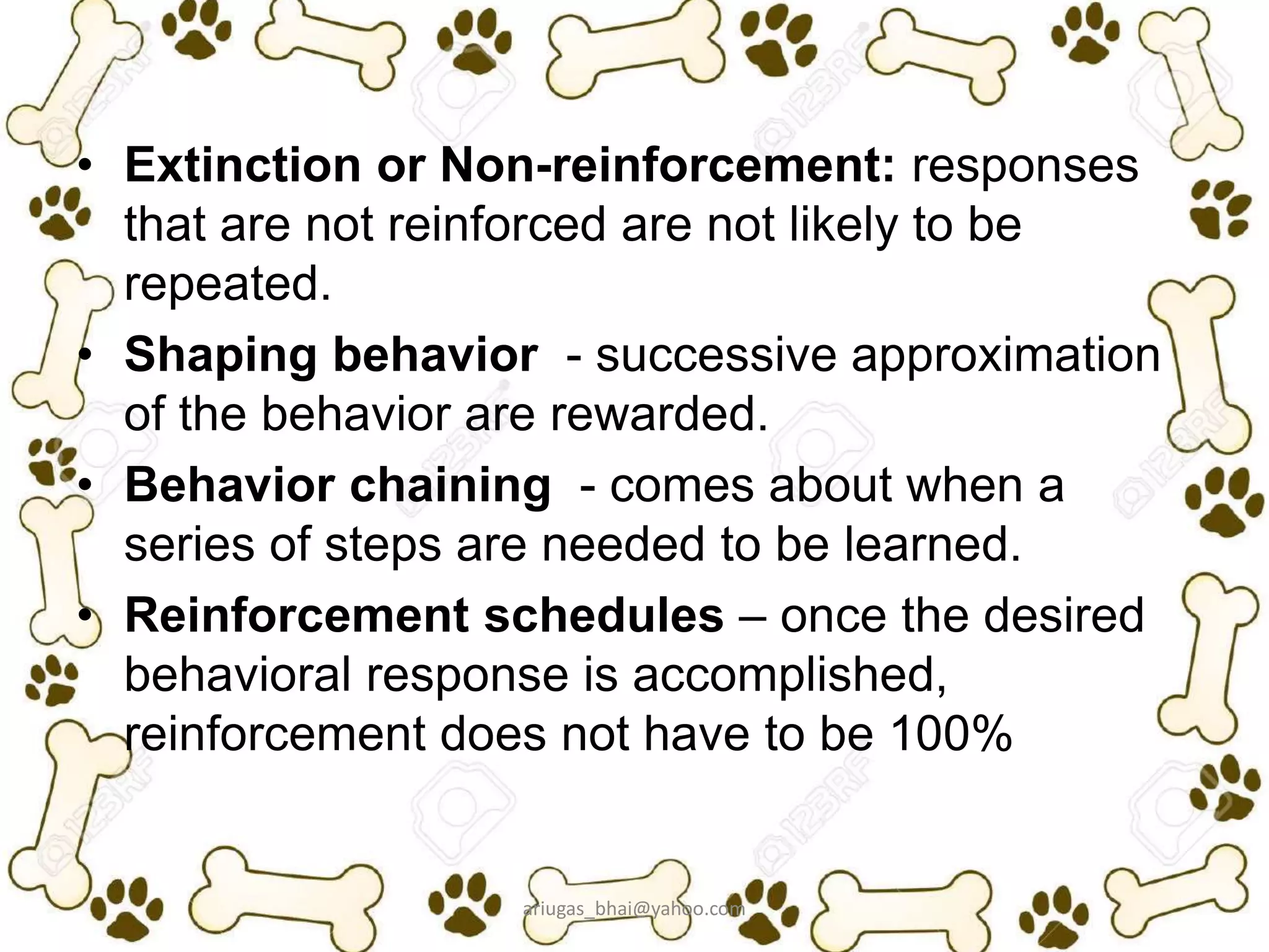 Module 7 behaviorist perspective | PPTX