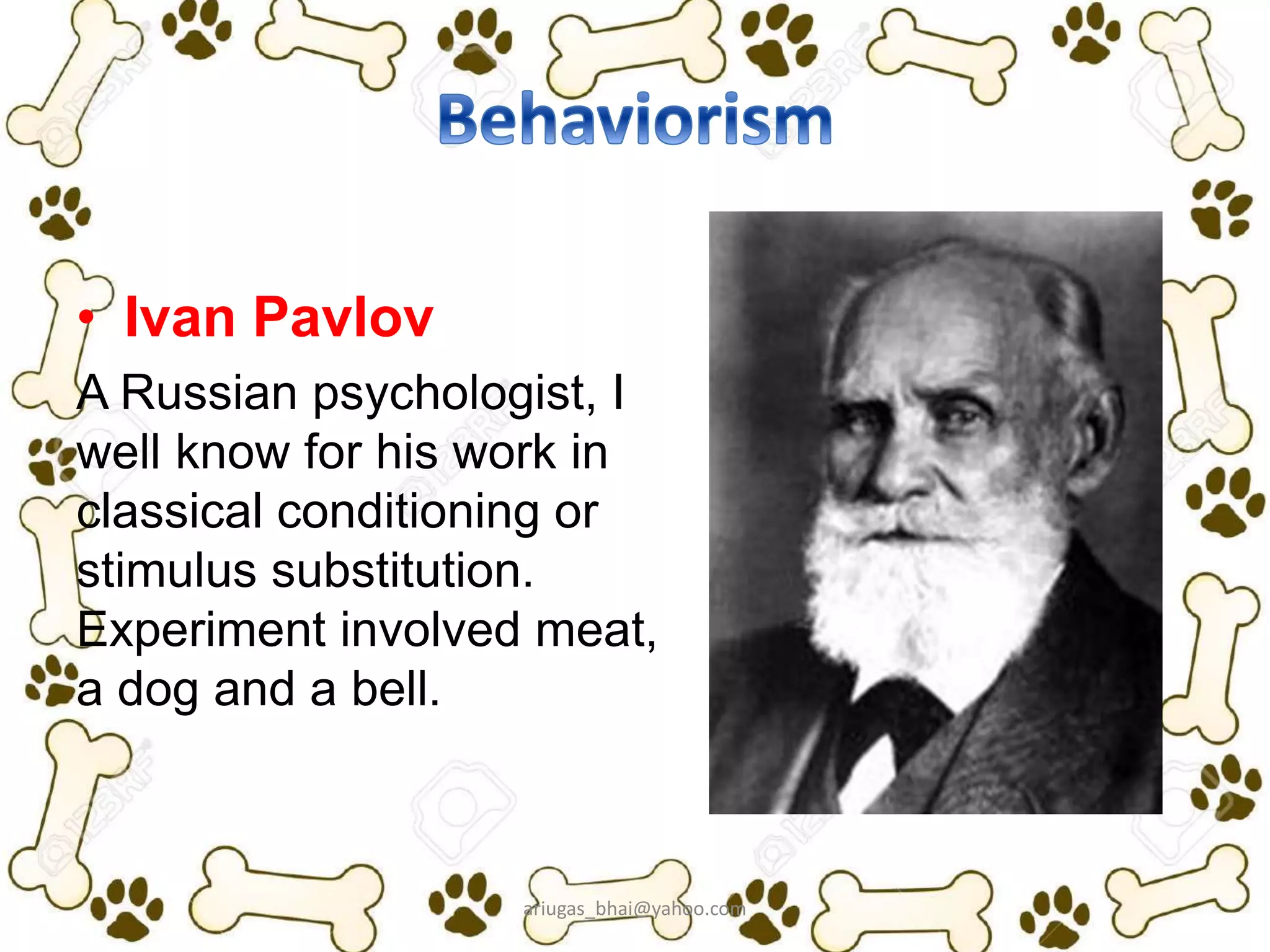Module 7 behaviorist perspective | PPTX