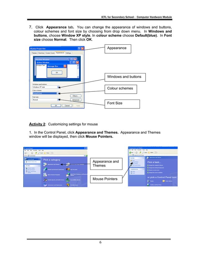 Module7 computer settings | PDF