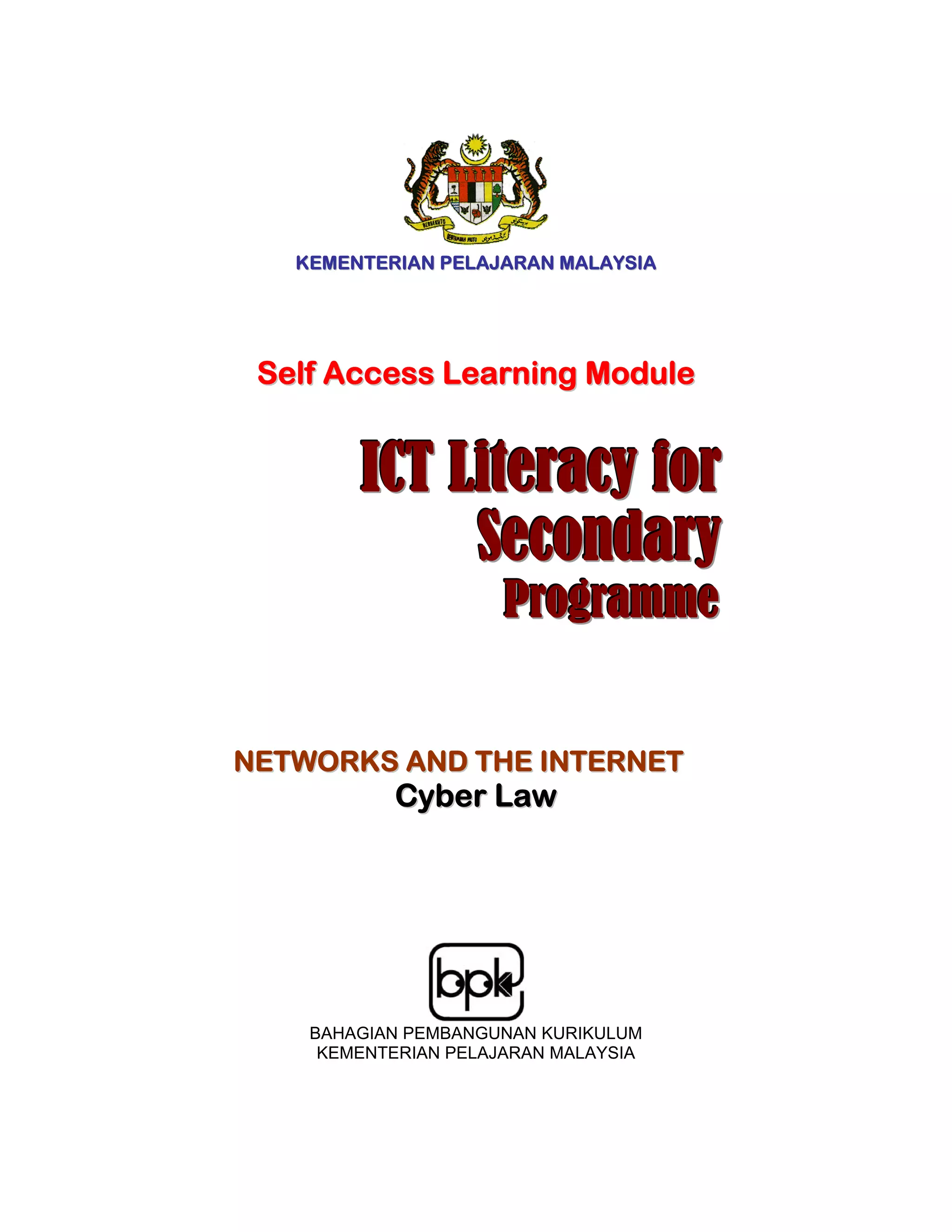 Module 7 cyber law | PDF