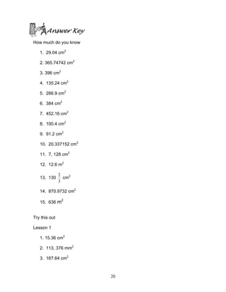 Module 7 geometry of shape and size | PDF