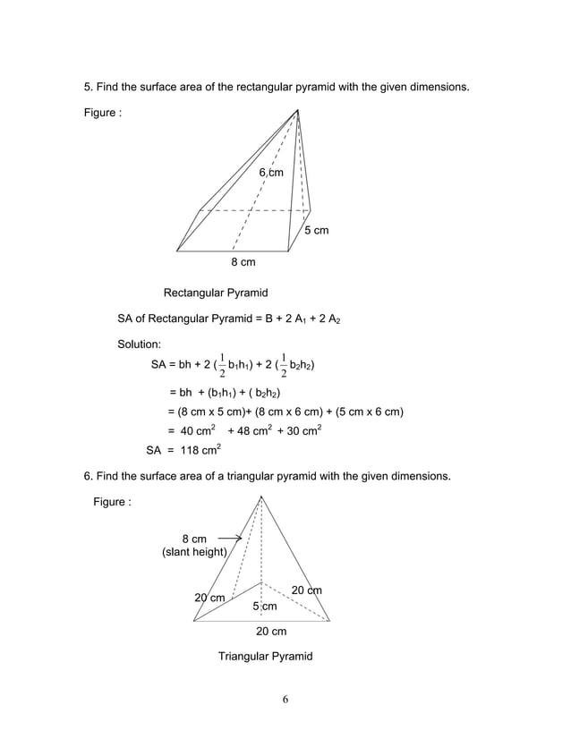 Module 7 geometry of shape and size | PDF