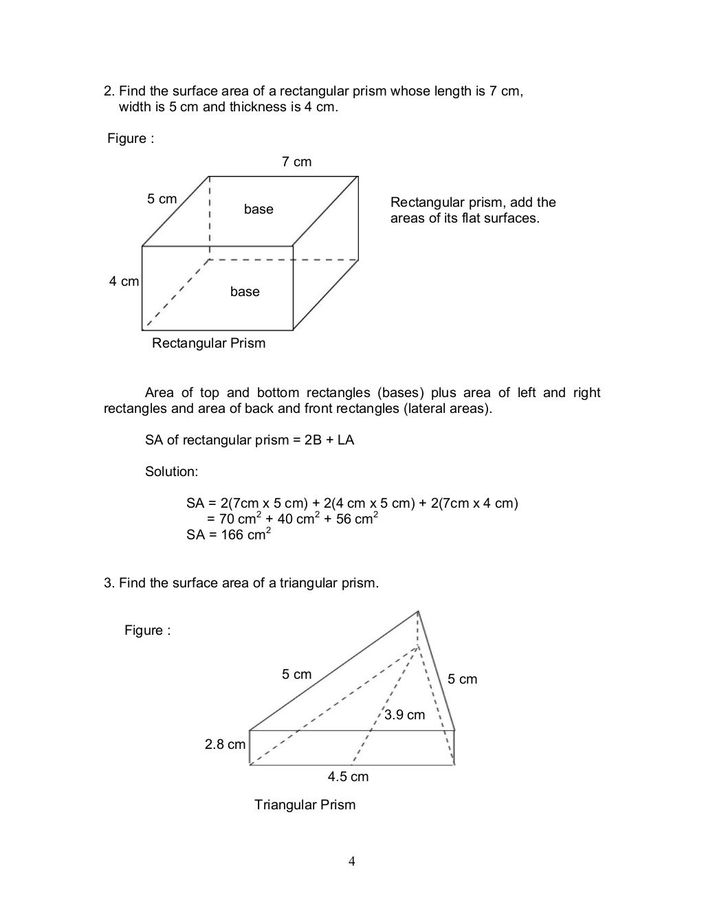 Module 7 geometry of shape and size