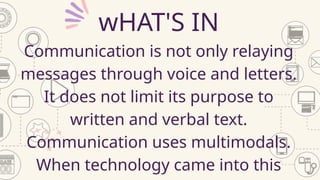 MODULE 7- GRADE 10- powerpoint about multi modals | PPTX