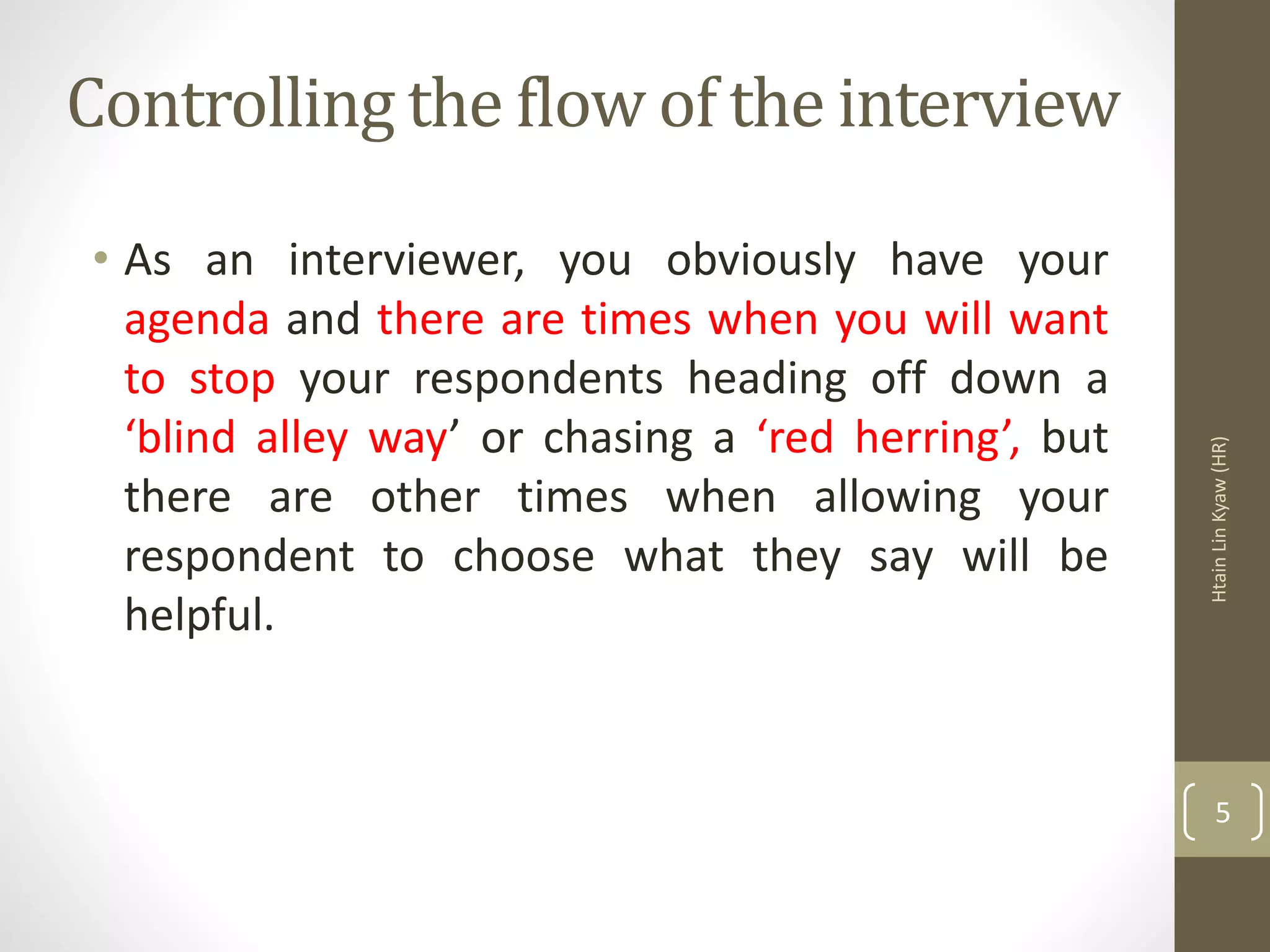 Interview techniques | PPTX