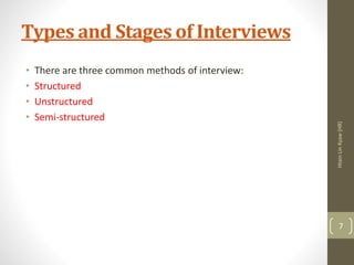 Interview techniques | PPTX