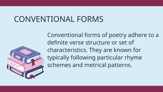 MODULE 7 - SPECIFIC FORMS AND CONVENTION OF POETRY.pptx