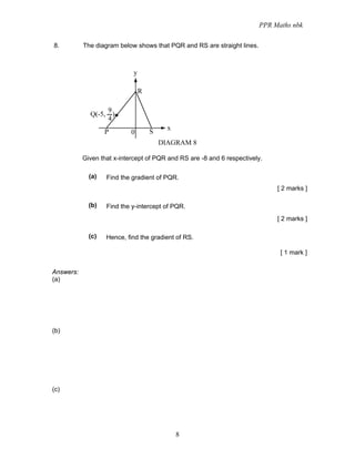Module 7 The Straight Lines | PDF