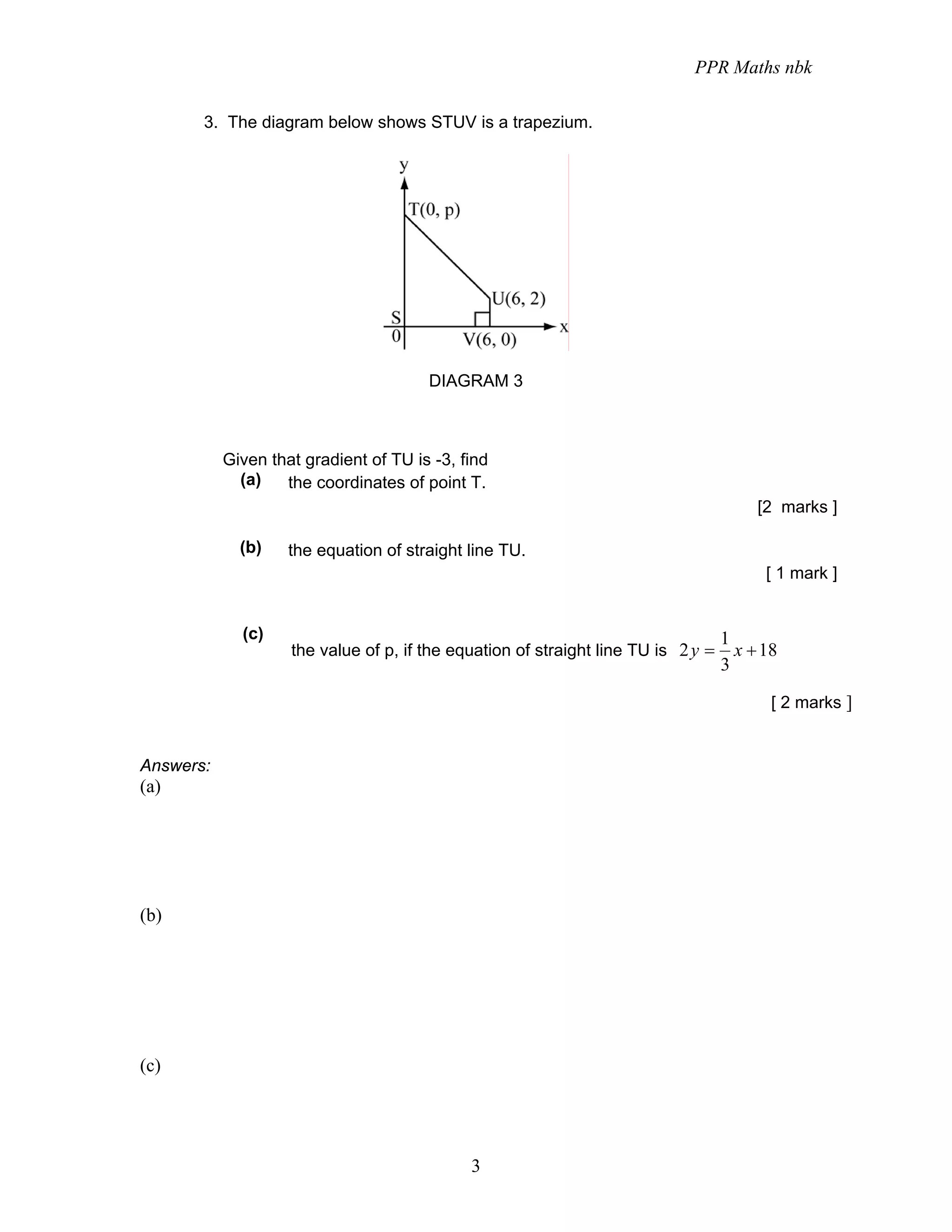 Module 7 The Straight Lines | PDF