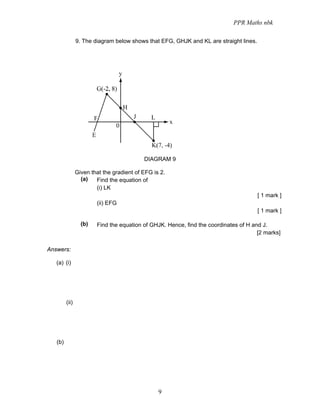 Module 7 The Straight Lines | PDF