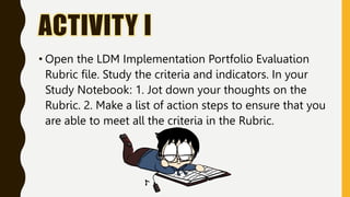 MODULE 7A FOR LDM IMPLEMENTATION OF SCHOOL | PPT