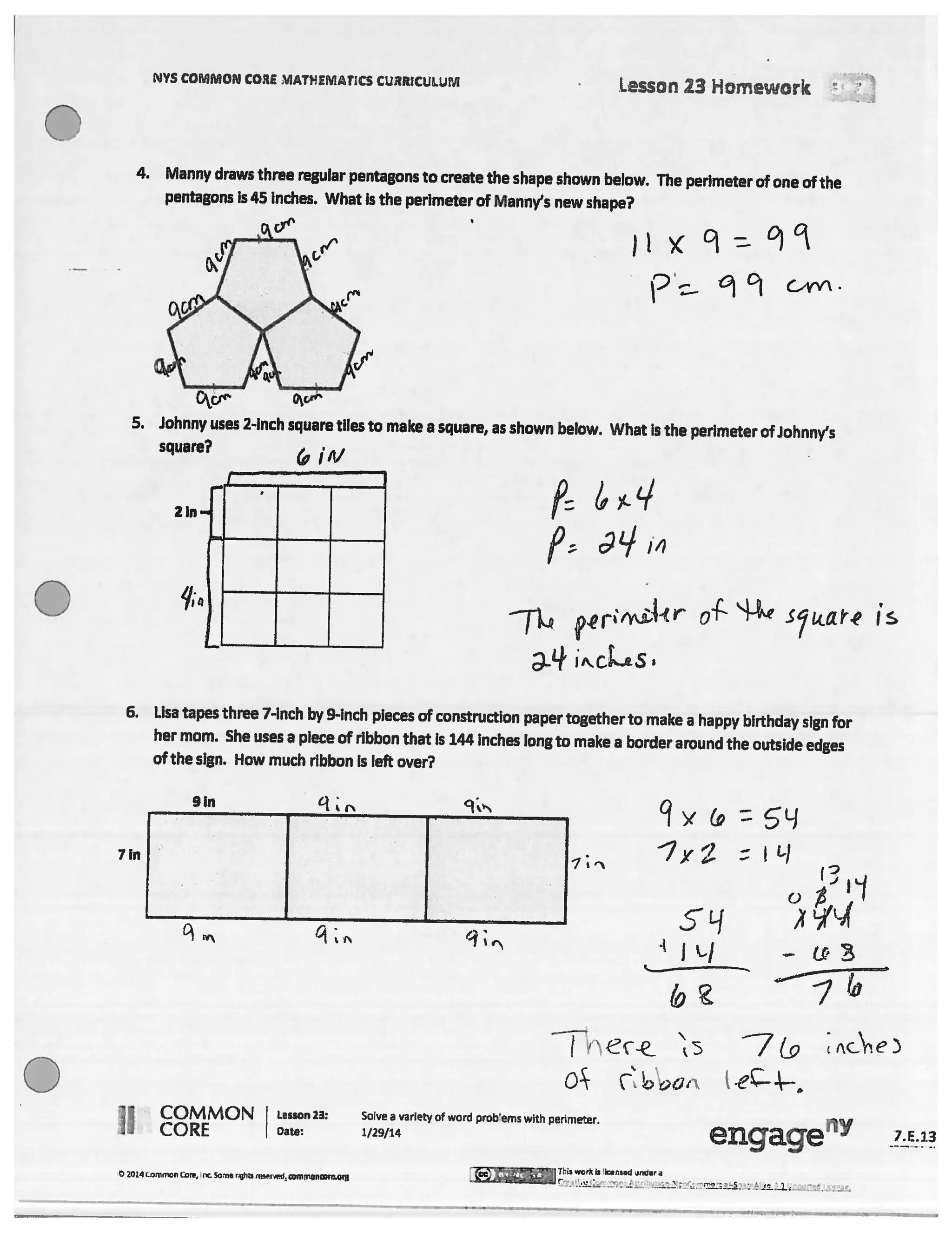 Module 7 answer key for homework | PDF
