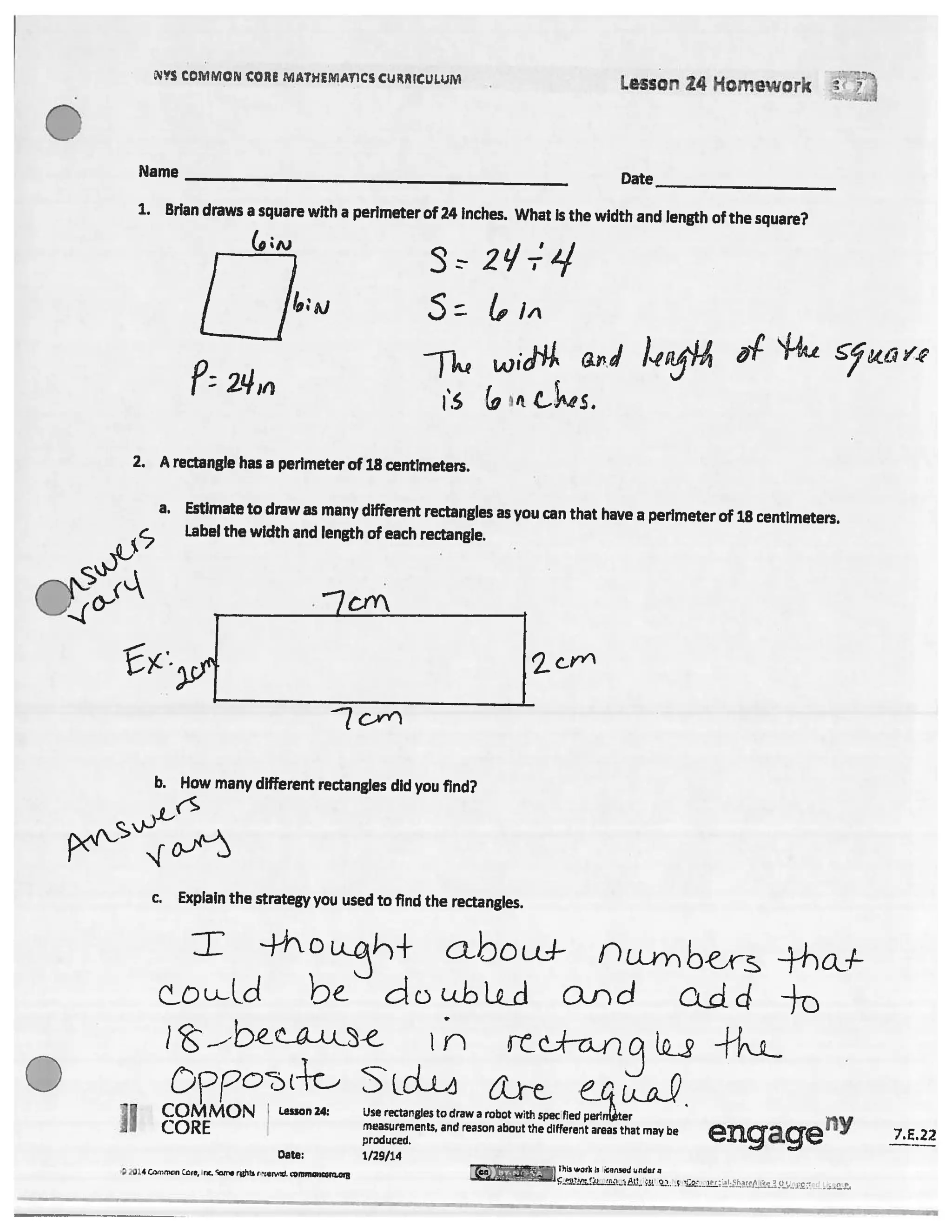 Module 7 answer key for homework | PDF