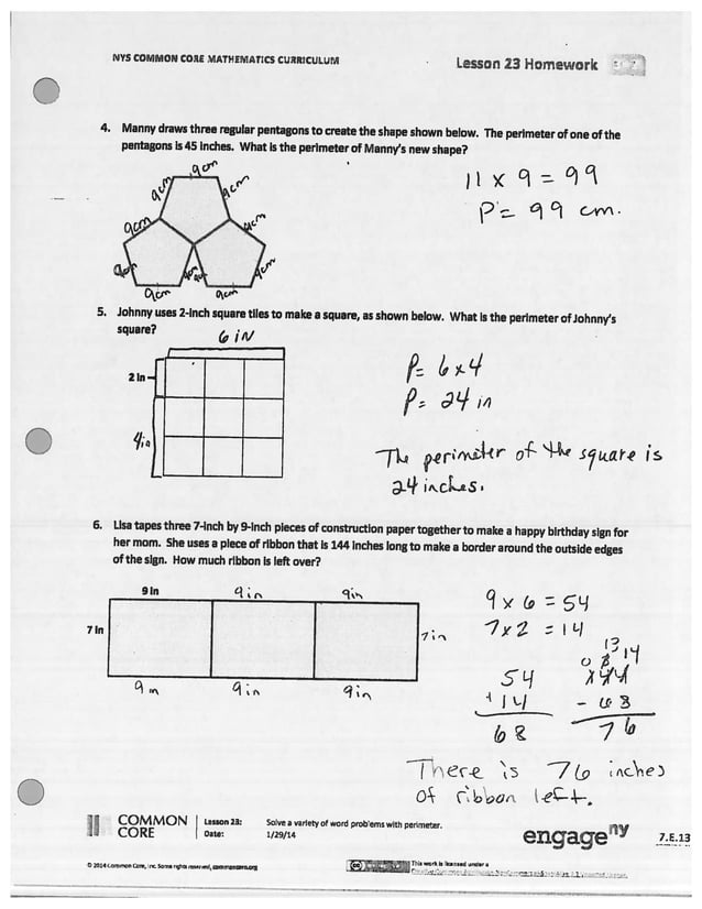 Module 7 answer key for homework | PDF