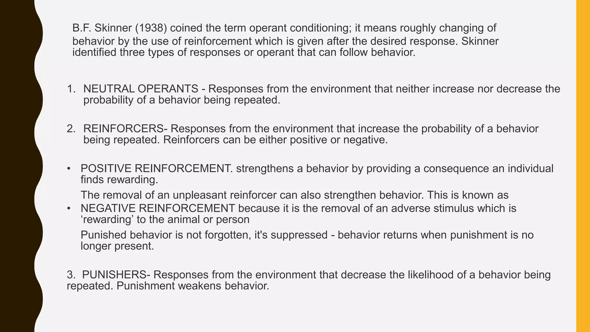 Module 7 behaviorism | PPTX