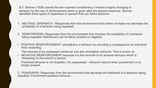 Module 7 behaviorism | PPTX