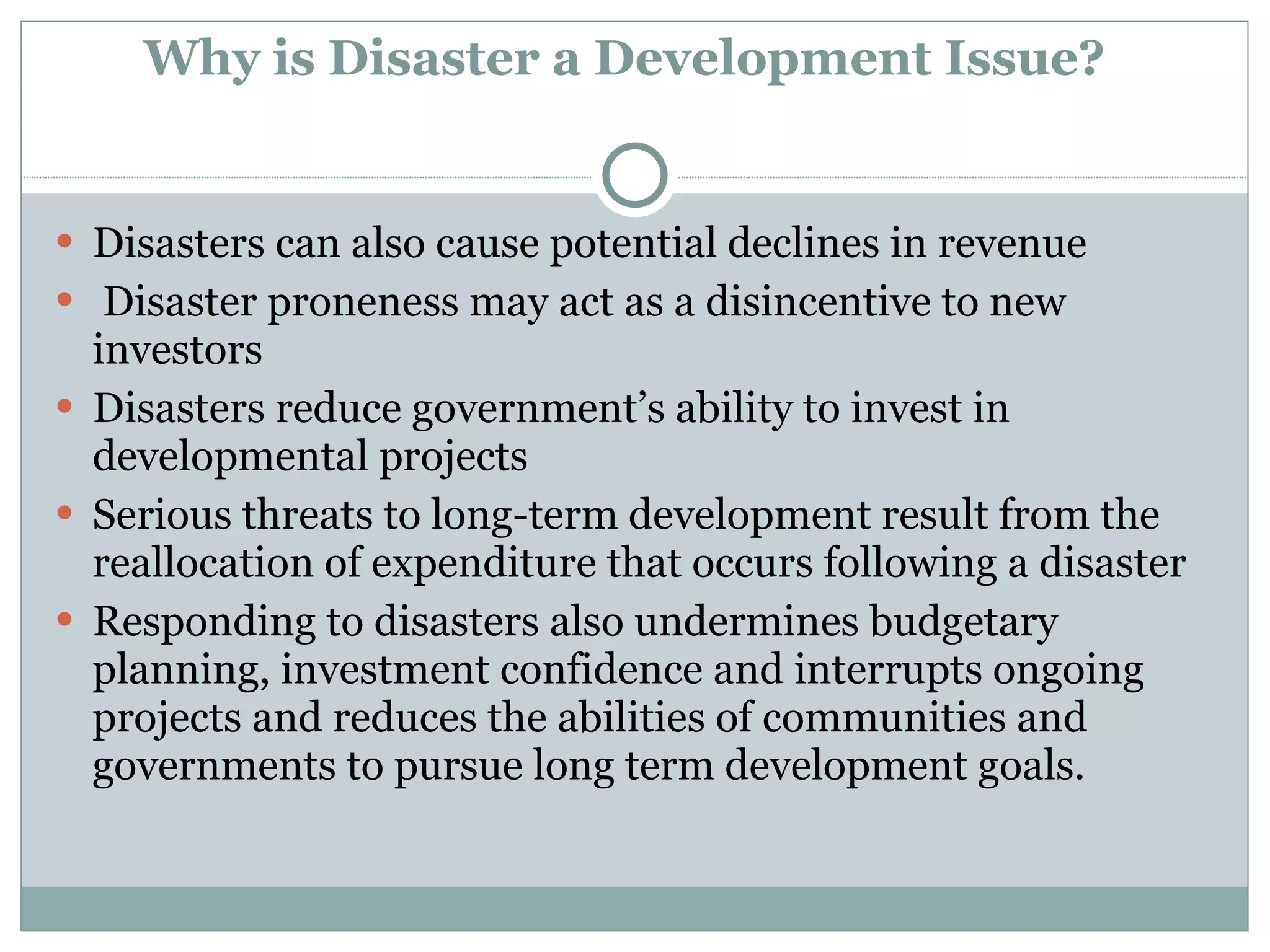 Economics of Disaster | PPT