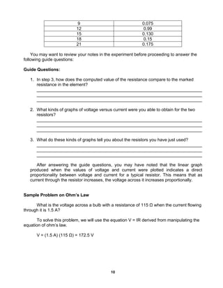 Module 7 electric circuits | PDF