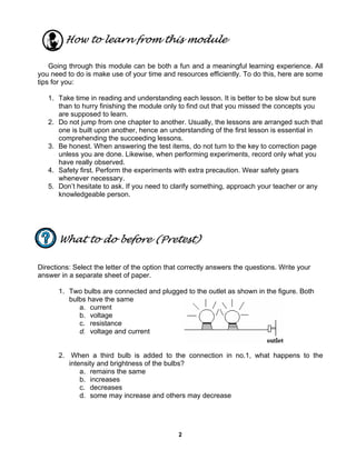Module 7 electric circuits | PDF