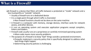 Module 7 Firewalls Part - 2 Presentation | PPT
