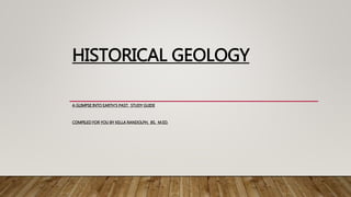 Historical Geology Study Guide | PPTX