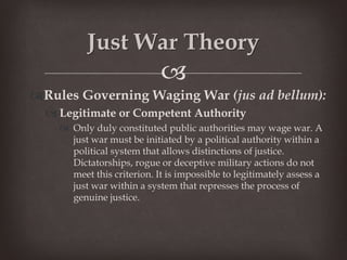 [Module 7] Just War, Pacifism, and Just Peacemaking.pptx