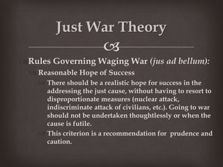 [Module 7] Just War, Pacifism, and Just Peacemaking.pptx