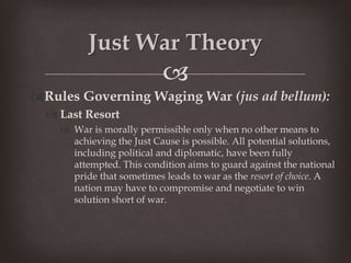 [Module 7] Just War, Pacifism, and Just Peacemaking.pptx