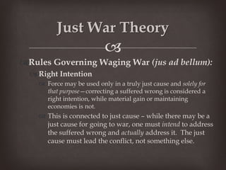 [Module 7] Just War, Pacifism, and Just Peacemaking.pptx